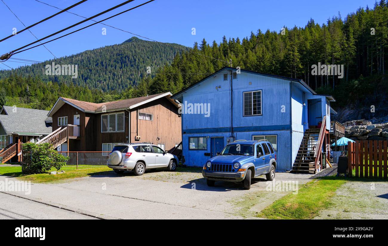 Historic wooden house surrounded by nature in Ketchikan, the ...