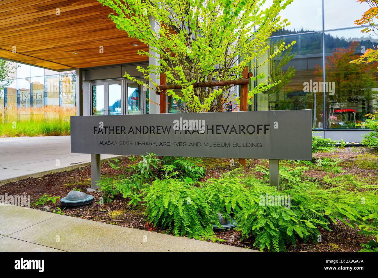 Father Andrew P. Kashevaroff building of the Alaska State Museum, State ...