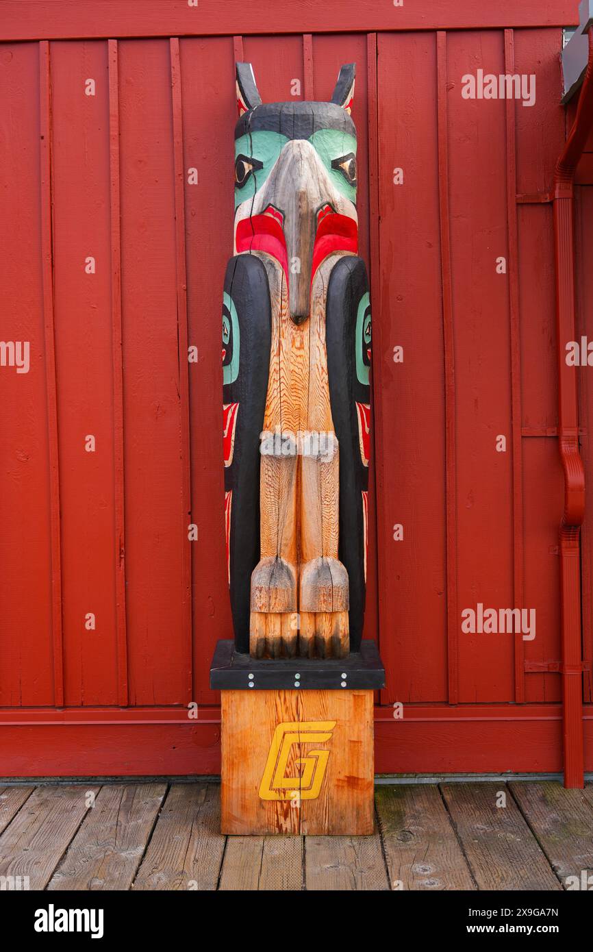 Hawk Totem Pole