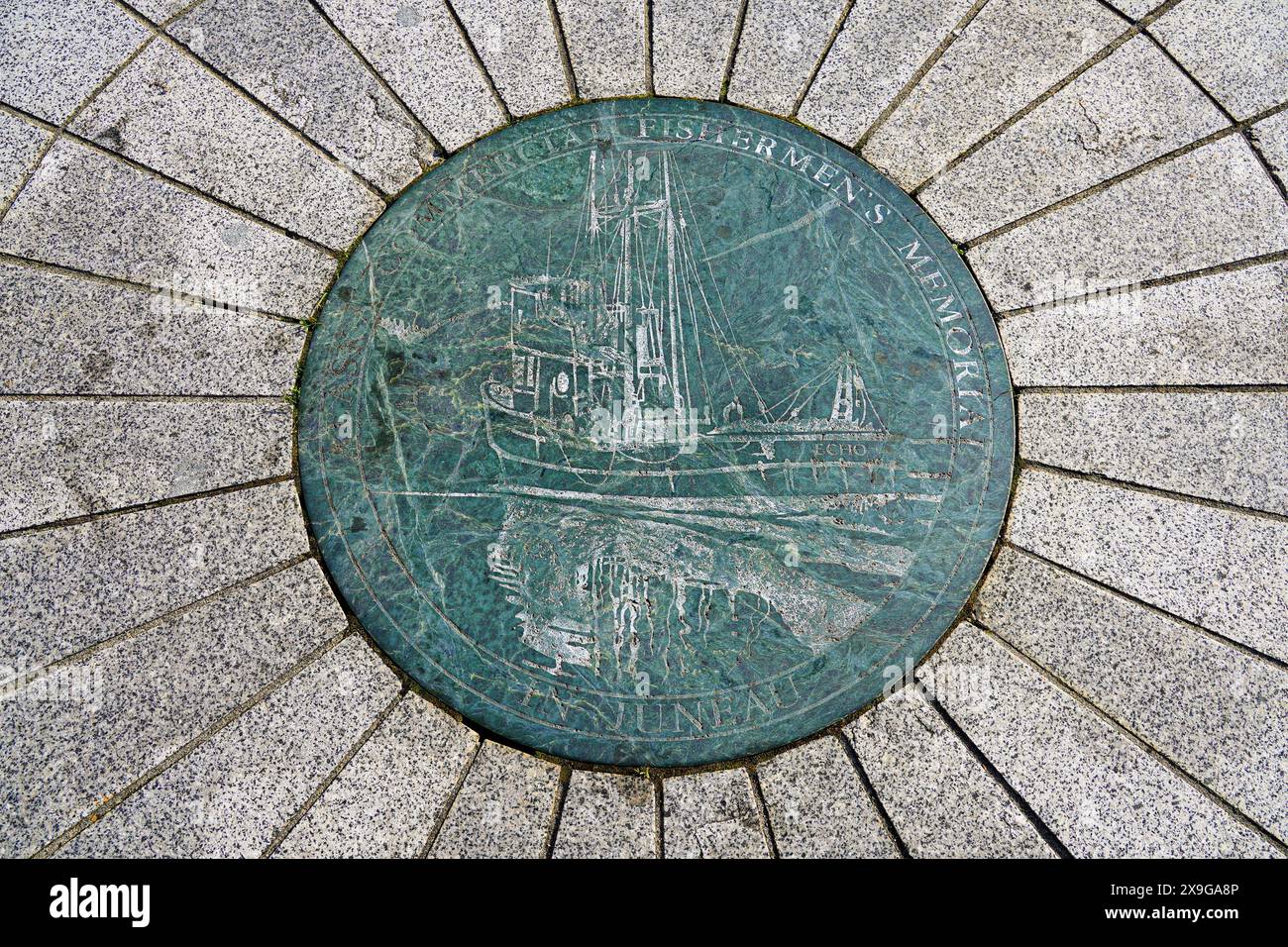 Plaque of the Alaska Commercial Fishermen's Memorial in Juneau, Alaska ...