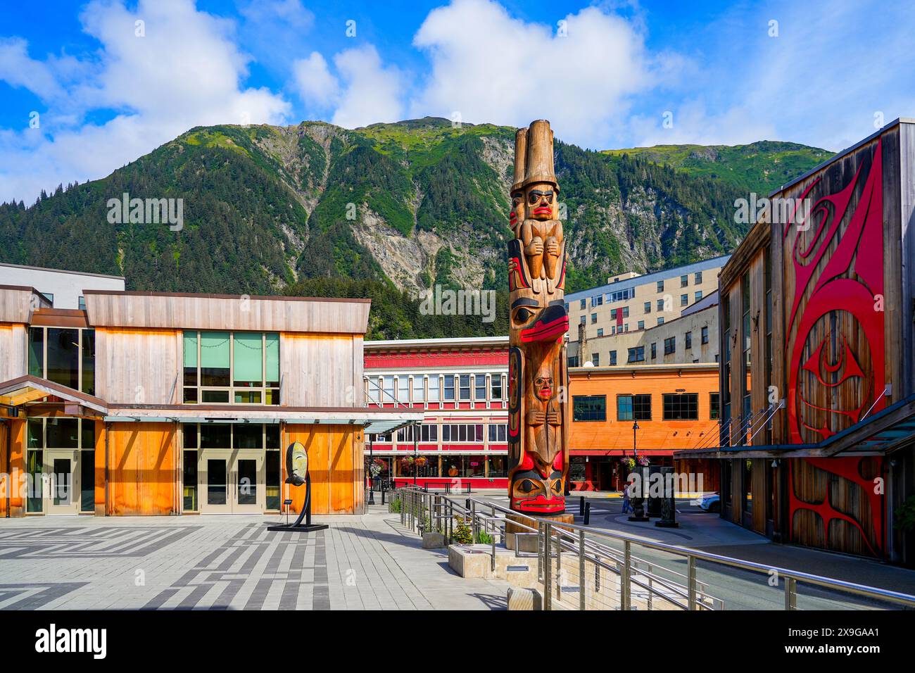 Exterior of the Sealaska Heritage Institute in downtown Juneau, the ...
