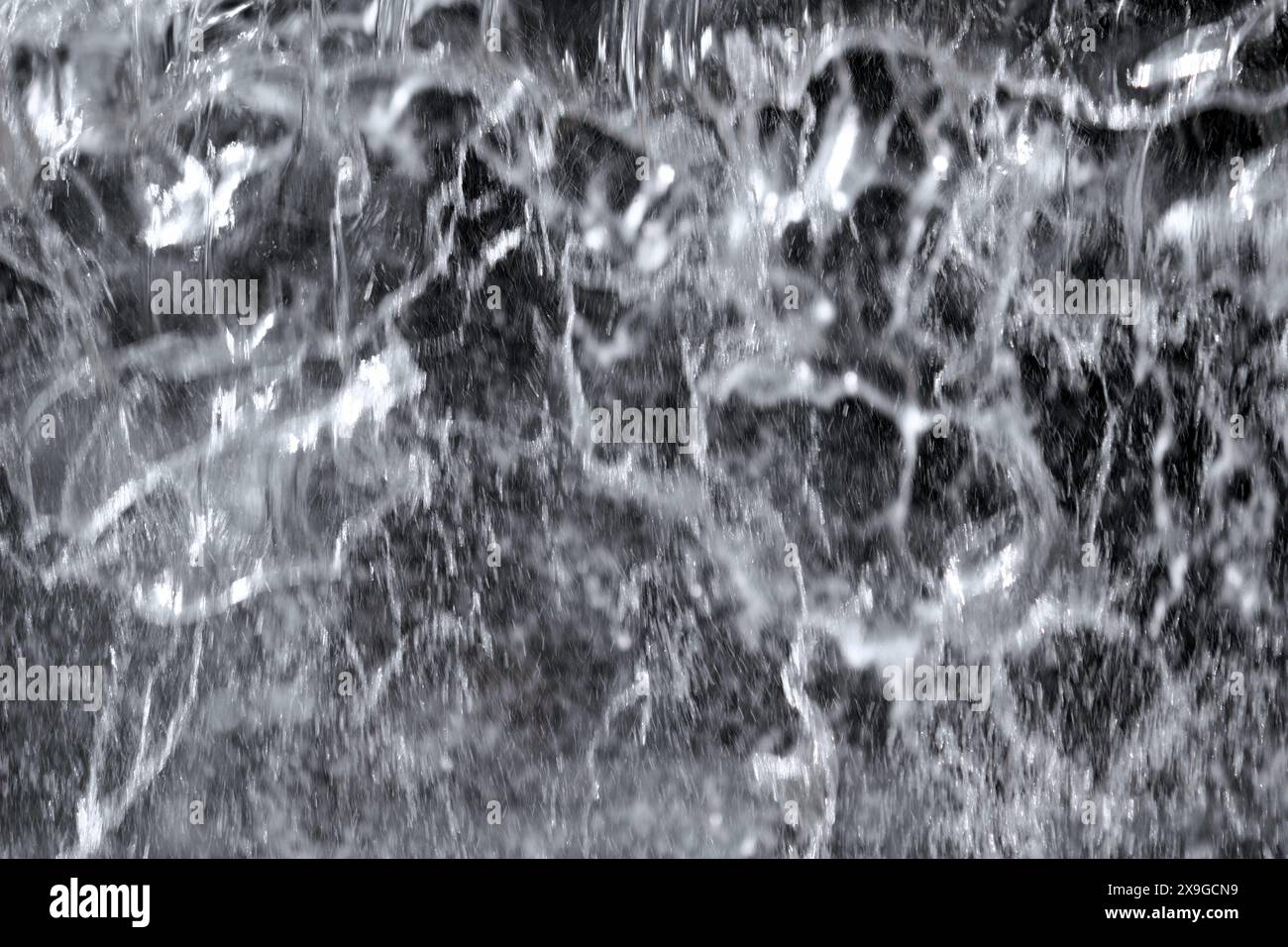 Background material photo of falling water close up Stock Photo - Alamy