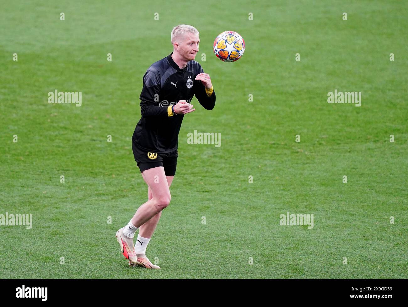 Borussia Dortmund's Marco Reus during a training session at Wembley ...
