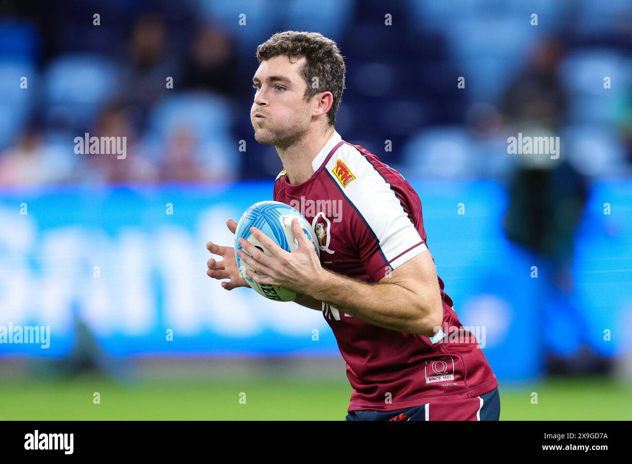 Sydney, Australia, 31 May, 2024. Lawson Creighton of Queensland Reds ...