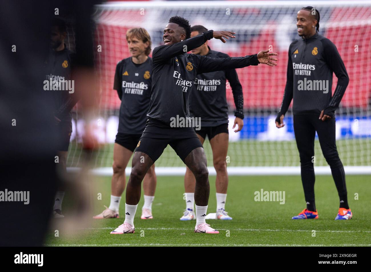 Vinicius Junior (Real Madrid) during an open training session on the ...