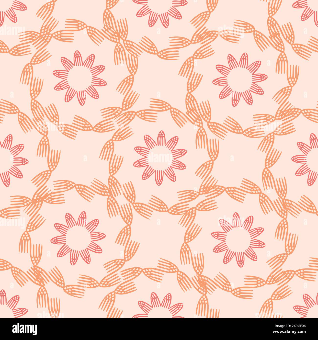 Peach fuzz botanical texture vector background with color of the year ...
