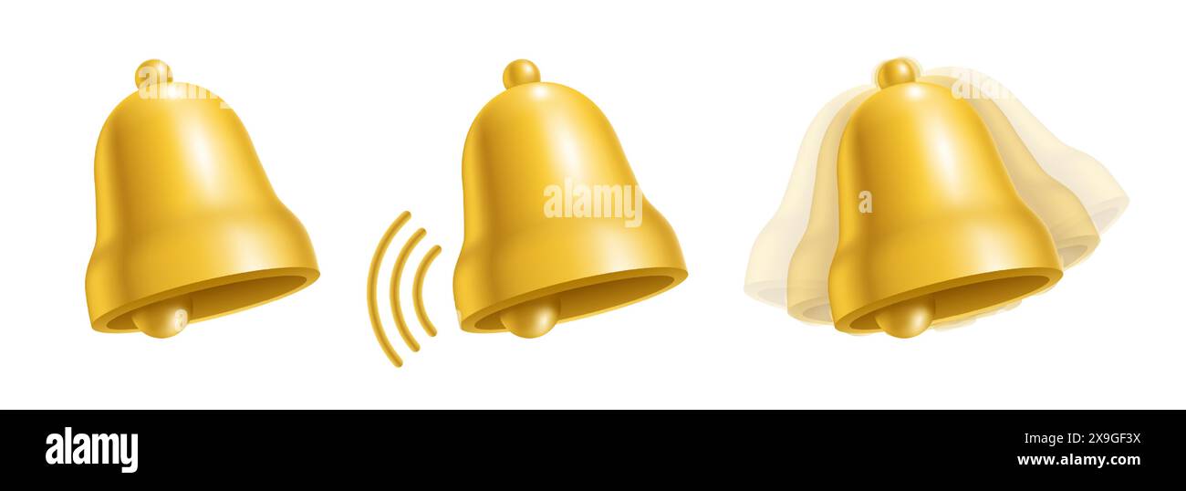 Animation set three digital icons Cut Out Stock Images & Pictures - Alamy