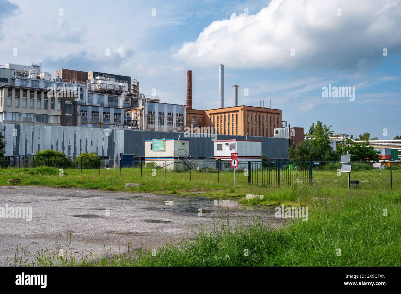 Tienen, Flanders, Belgium - May 25, 2024 - Industrial site of the ...