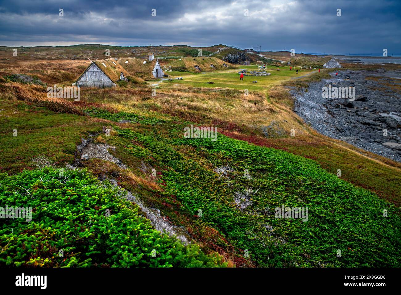 Lanse aux meadows steel vikings hi-res stock photography and images - Alamy
