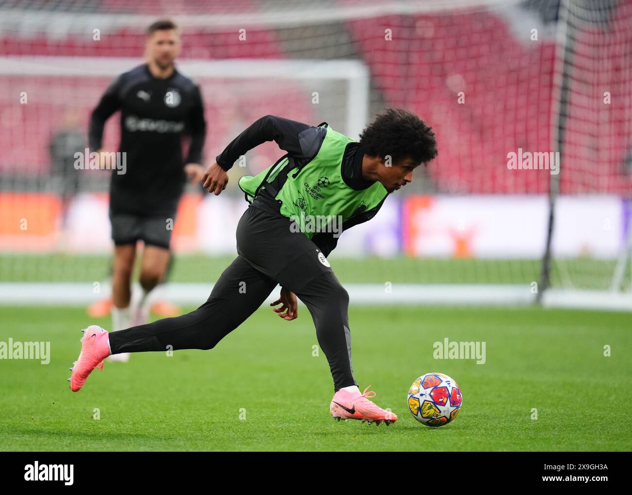 London, UK. 31st May, 2024. Karim Adeyemi of Borussia Dortmund during ...