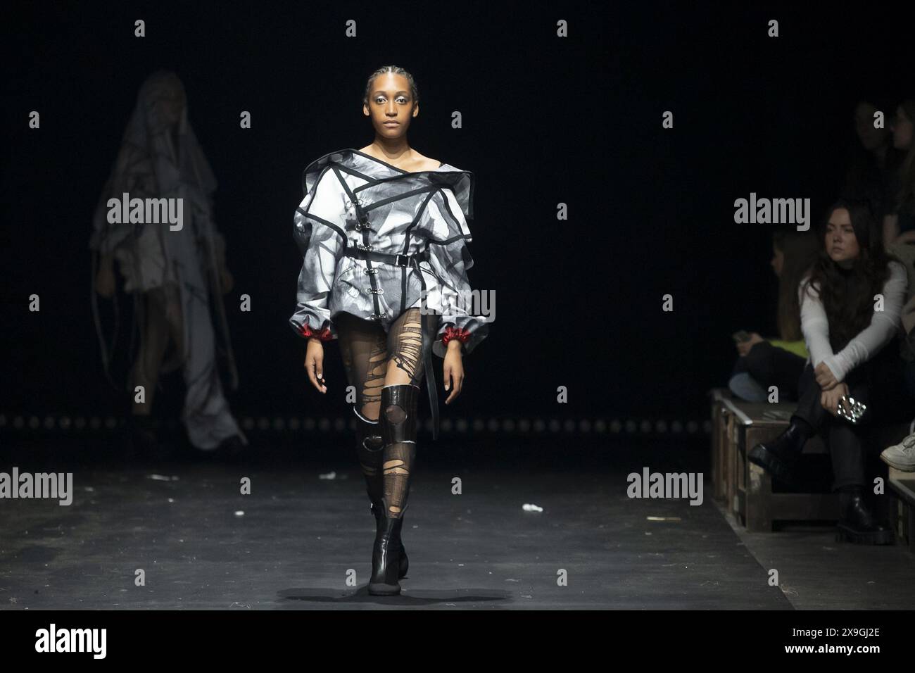 Antwerp, Belgium. 31st May, 2024. A model pictured during the end of ...