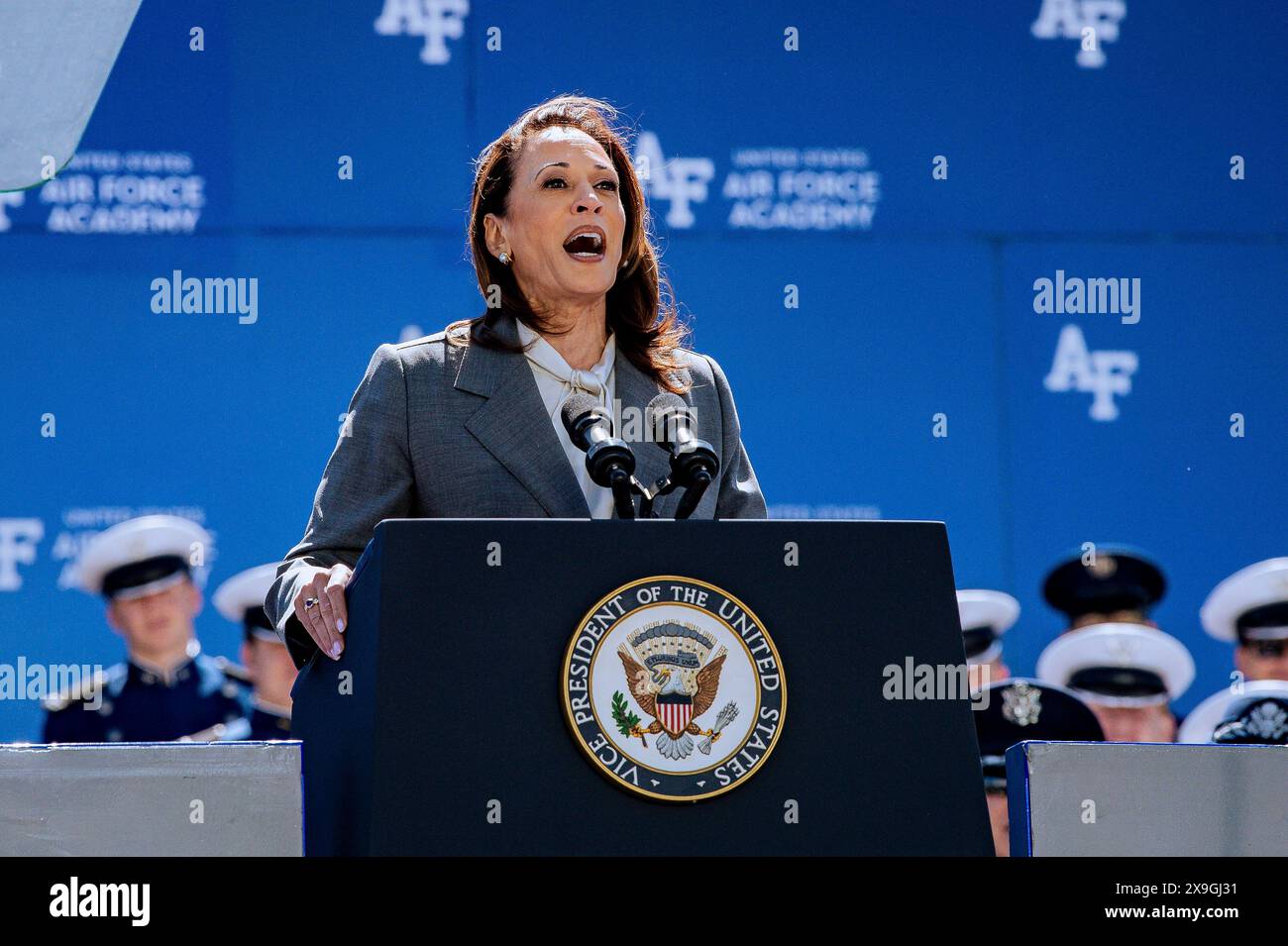 Colorado Springs, United States. 30th May, 2024. U.S Vice President ...