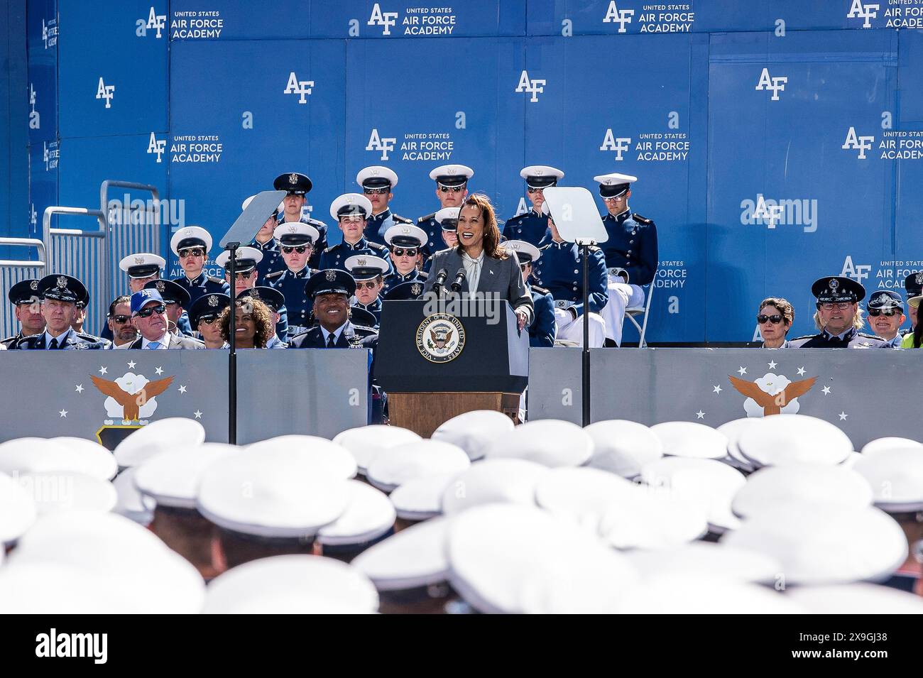 Colorado Springs, United States. 30th May, 2024. U.S Vice President ...