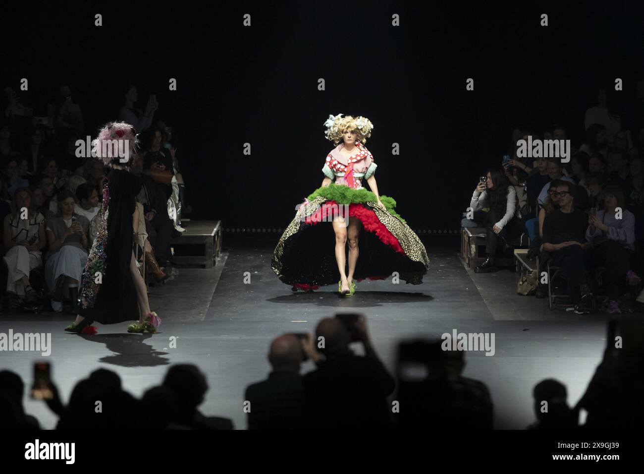 Antwerp, Belgium. 31st May, 2024. A model pictured during the end of ...