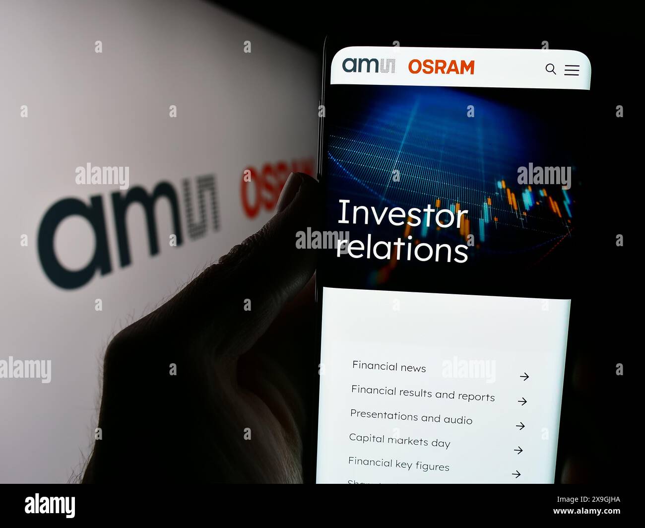 Ams osram logo hi-res stock photography and images - Alamy