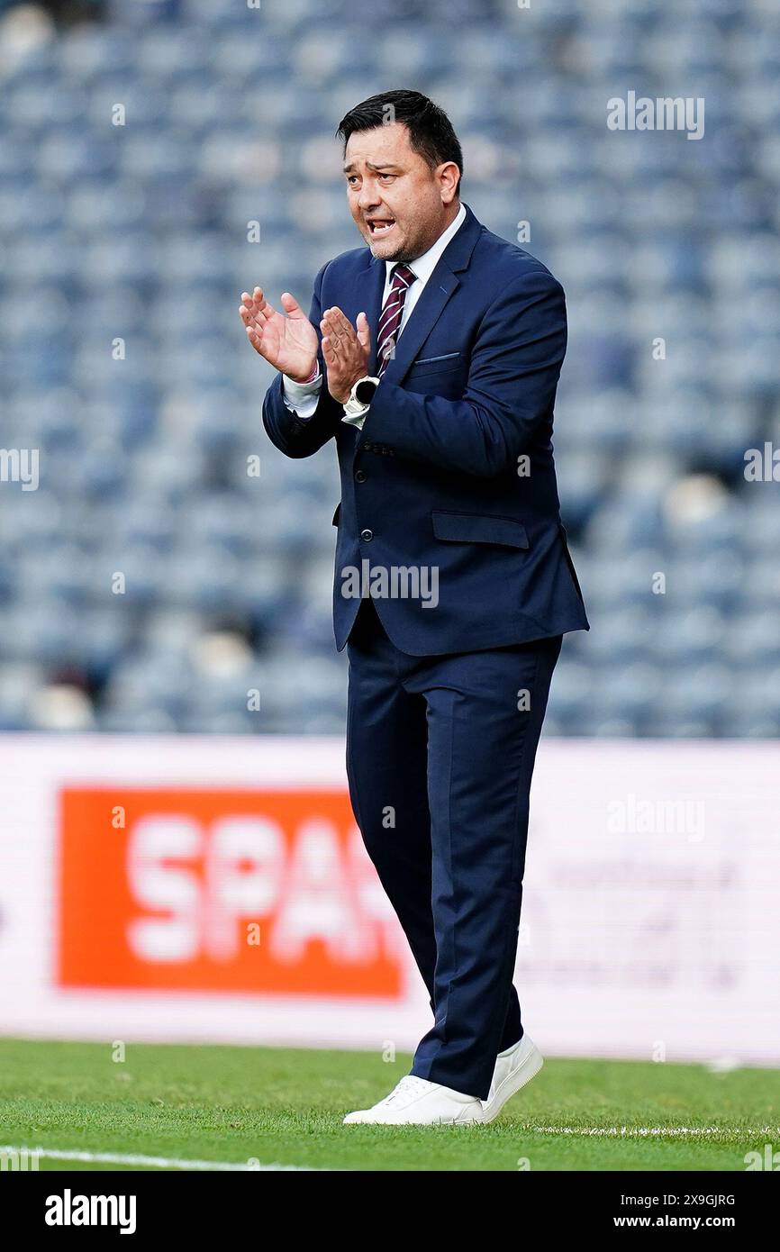 Scotland’s head coach Pedro Martinez Losa during the UEFA Women's Euro ...