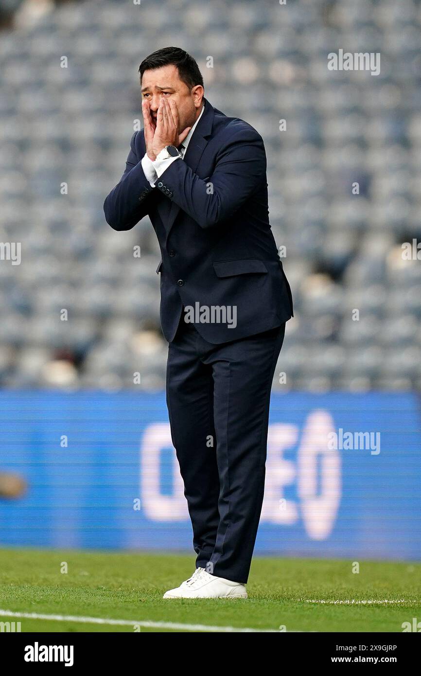 Scotland’s head coach Pedro Martinez Losa during the UEFA Women's Euro ...