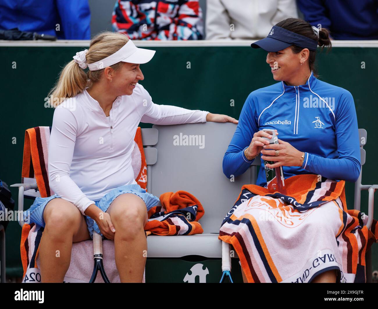 Roland Garros, 31 May 2024: Ajla Tomljanovic (AUS) and Daria Saville ...