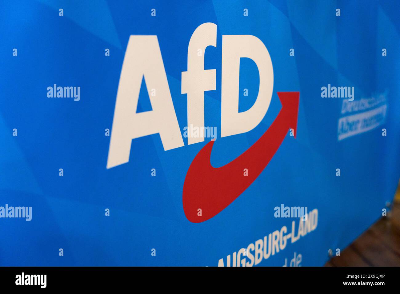 Meitingen, Bavaria, Germany - May 31, 2024: Campaign event of the AfD ...
