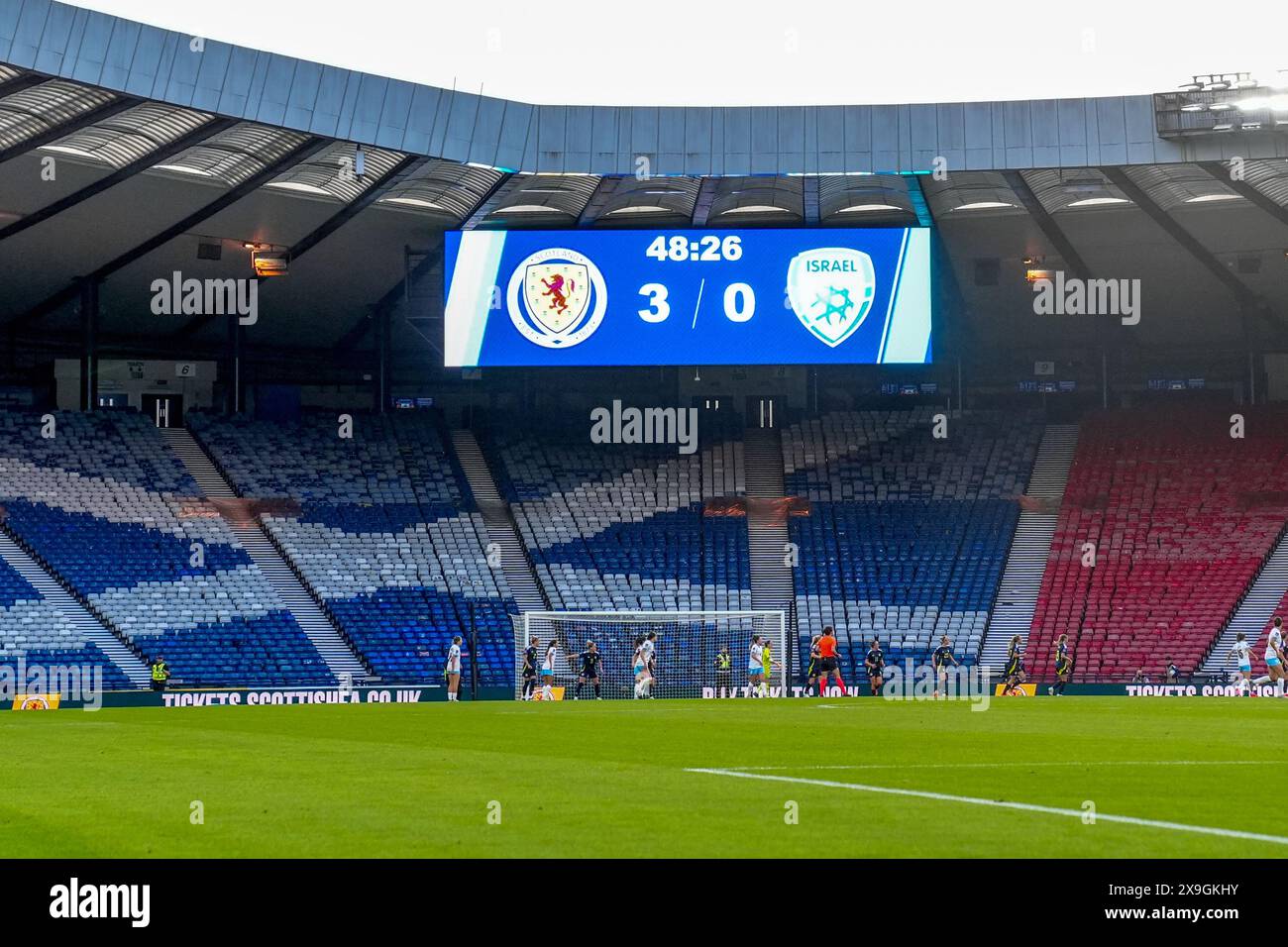 Empty stands during the UEFA Women's Euro 2025 qualifying League B ...