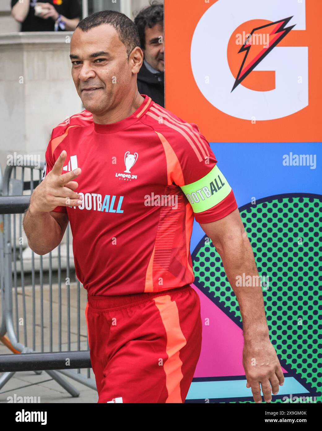 London, UK. 30th May, 2024. Brazilian former player Marcos Evangelista ...