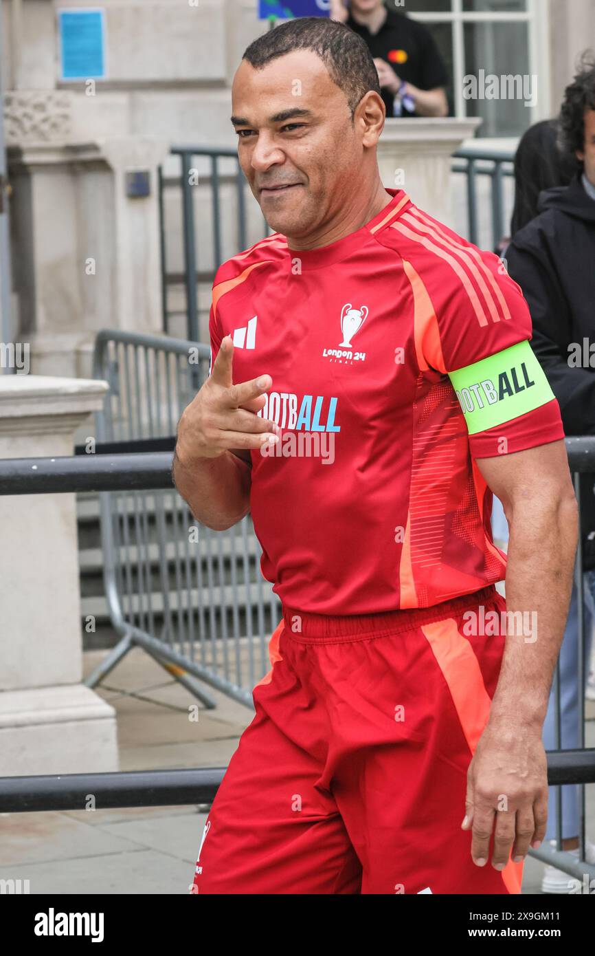 London, UK. 30th May, 2024. Brazilian former player Marcos Evangelista ...