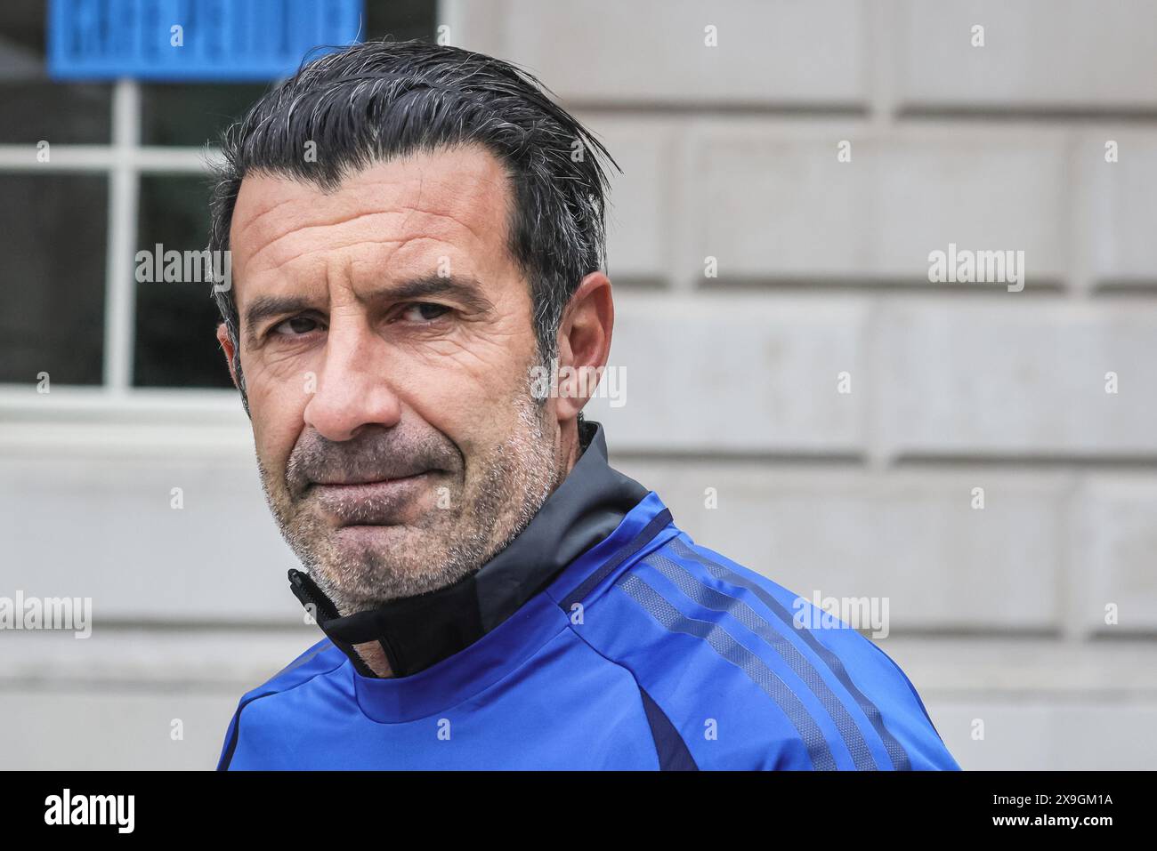 London, UK. 30th May, 2024. Portuguese former player Luis Figo, who ...