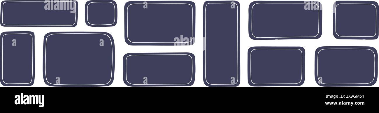 Textbox frame with speech and dialog bubble. shape for comment and ...