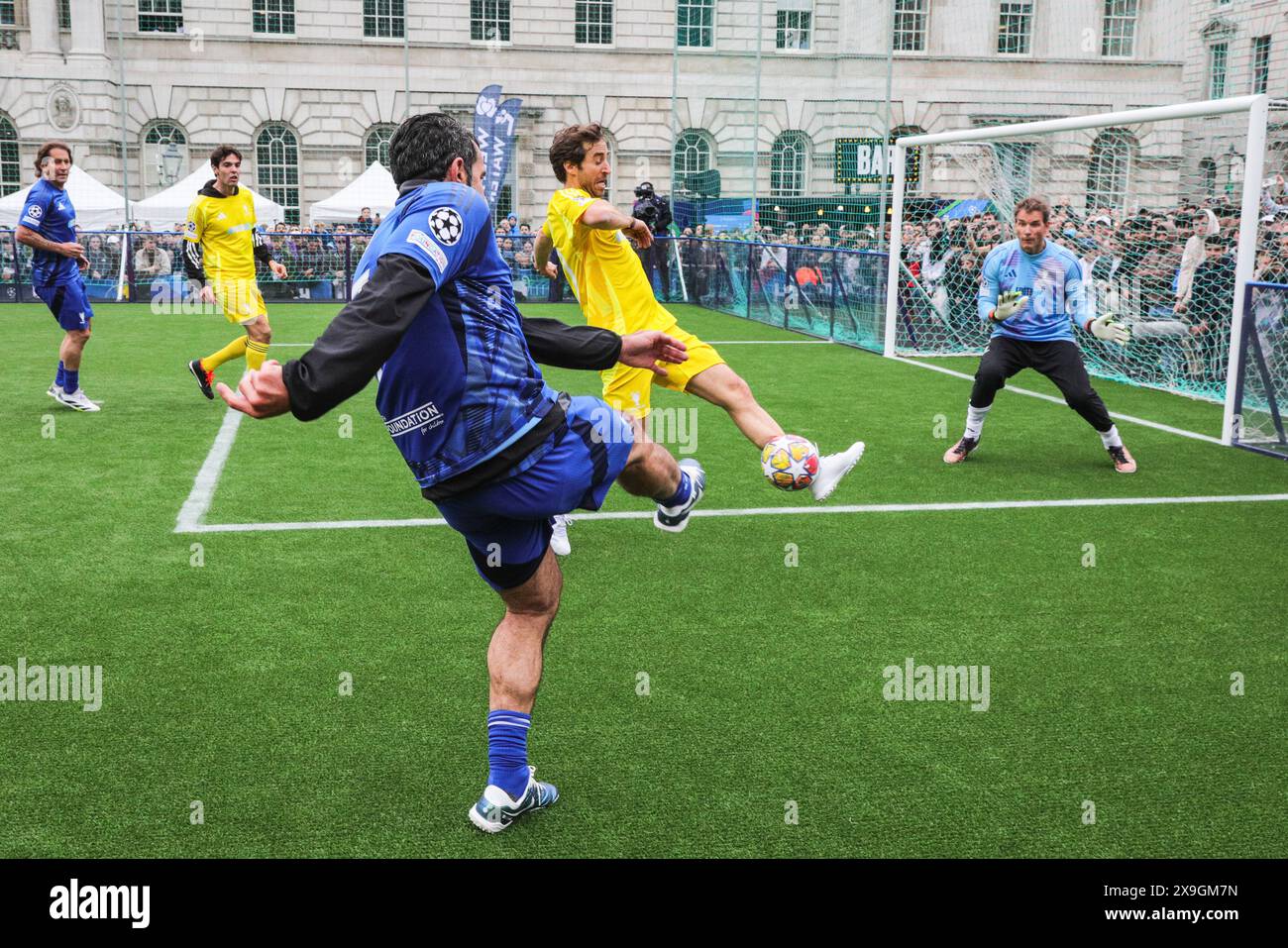 London, UK. 30th May, 2024. Portuguese former player Luis Figo, who ...