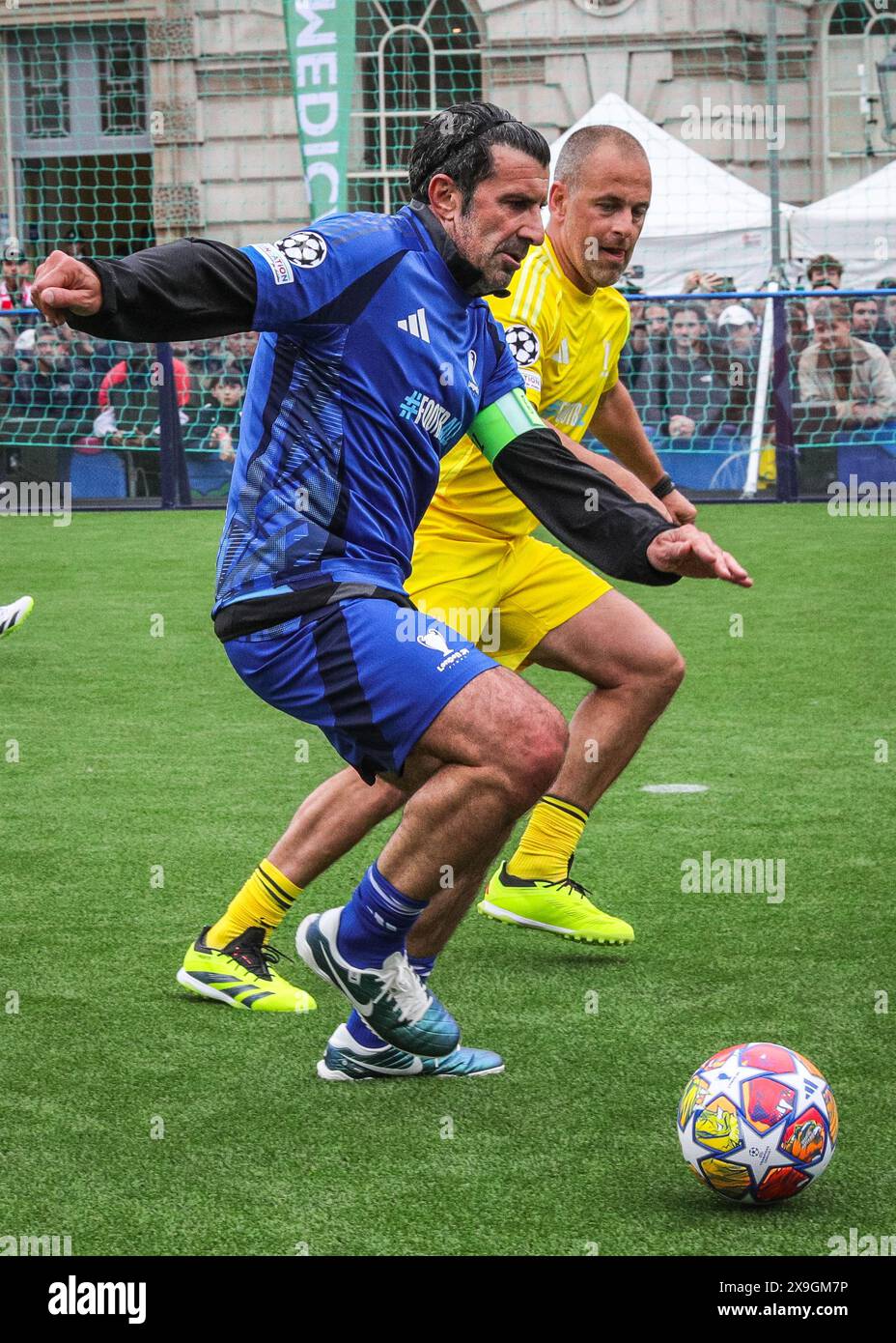 London, UK. 30th May, 2024. Portuguese former player Luis Figo, who ...