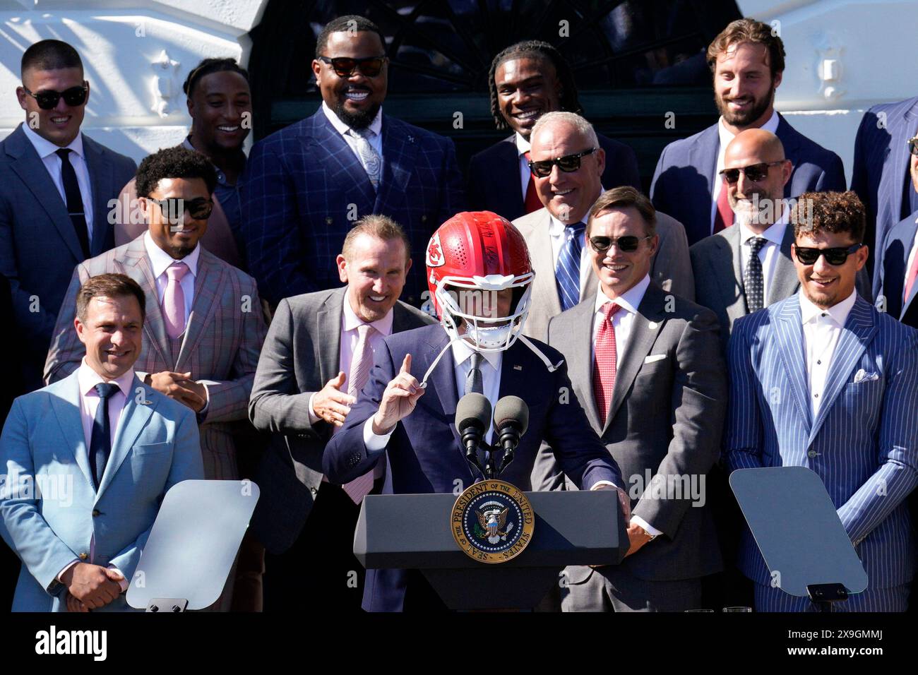 Washington, United States. 31st May, 2024. US President Joe Biden wears ...