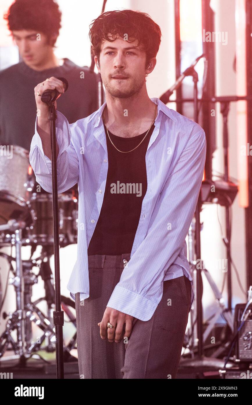 Ny. 24th May, 2024. Dylan Minnette, Wallows on stage for NBC Today Show ...