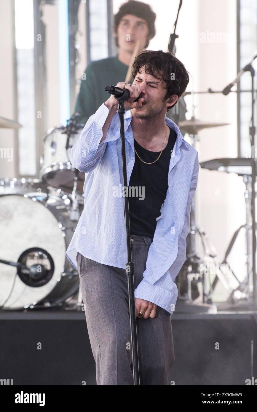 Ny. 24th May, 2024. Dylan Minnette, Wallows on stage for NBC Today Show ...