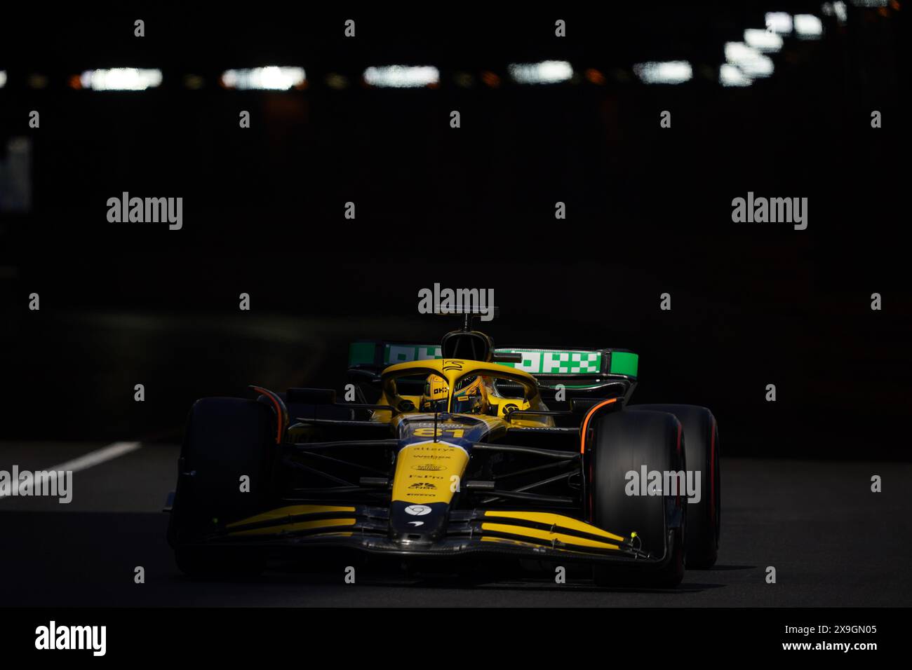 Montecarlo, Monaco. 25 May, 2024. Oscar Piastri of Australia driving ...