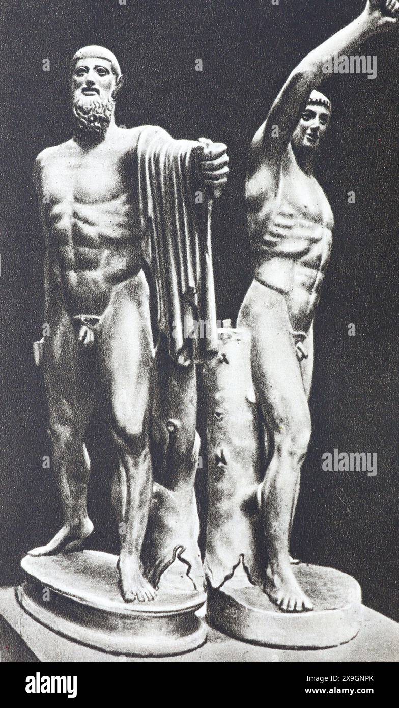 Harmodius and Aristogeiton - Ancient Greek sculpture of tyrannicides ...
