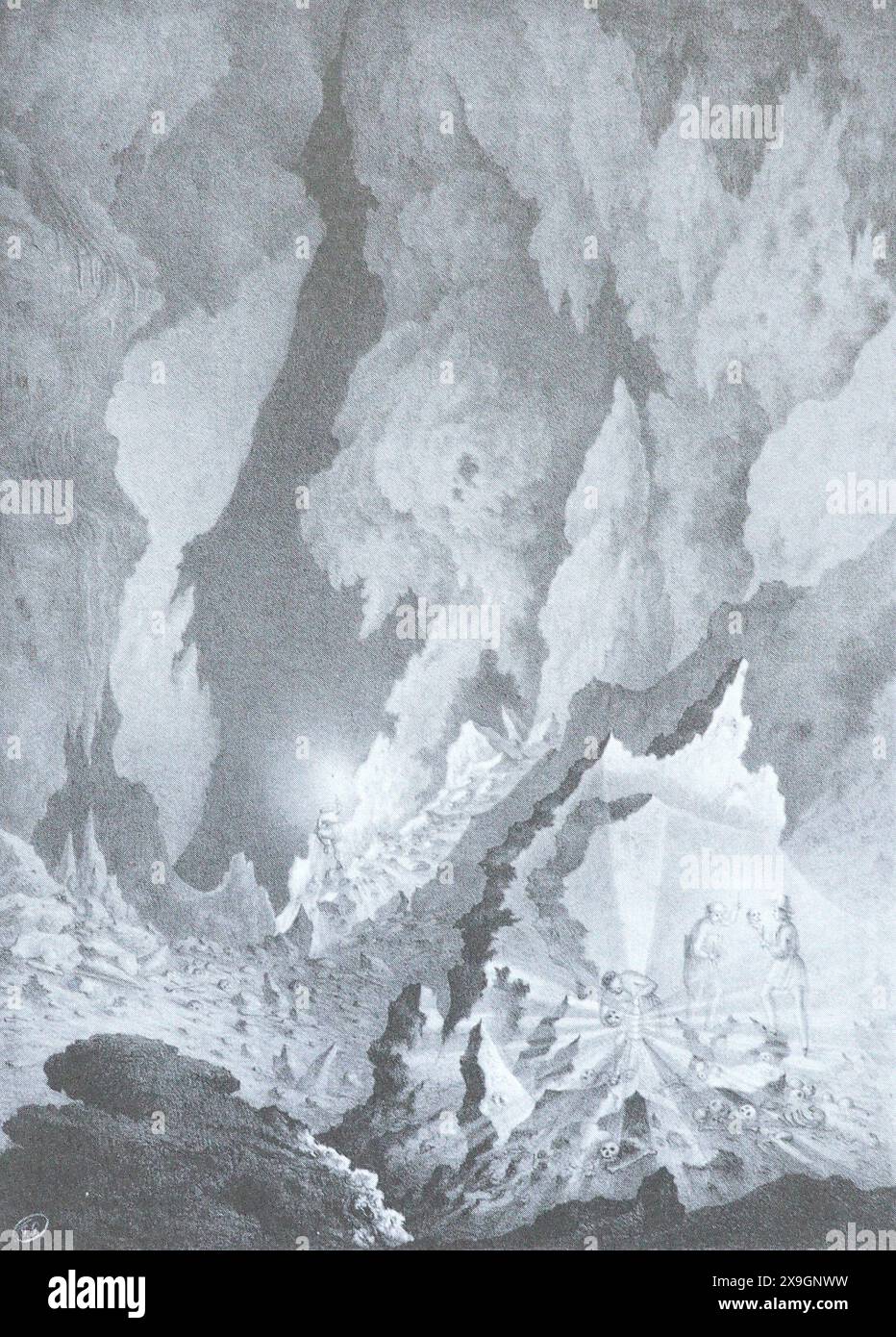 19th century engraving cave hi-res stock photography and images - Alamy