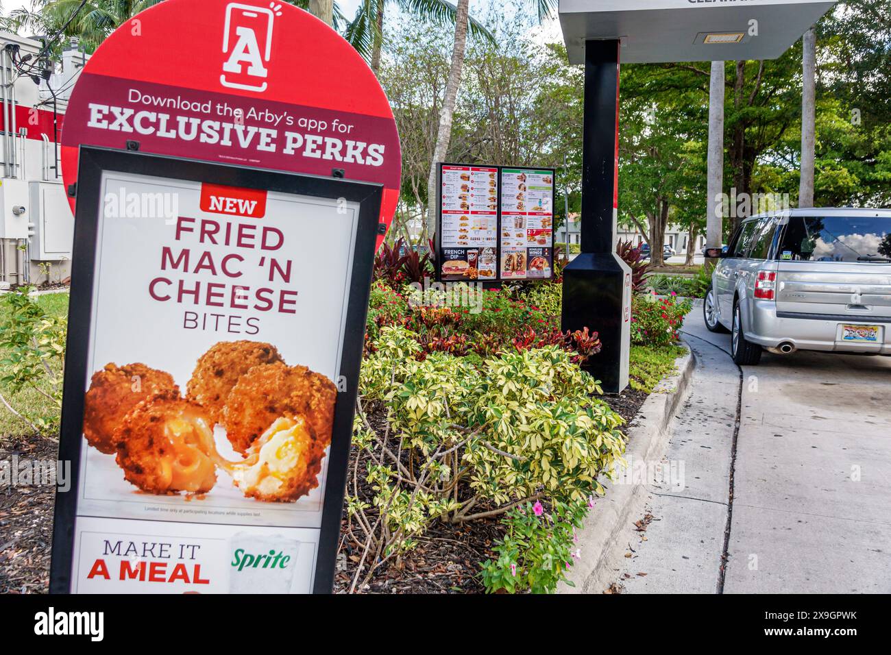 North Miami Beach Florida,Arby's fast food sandwich restaurant,outside ...