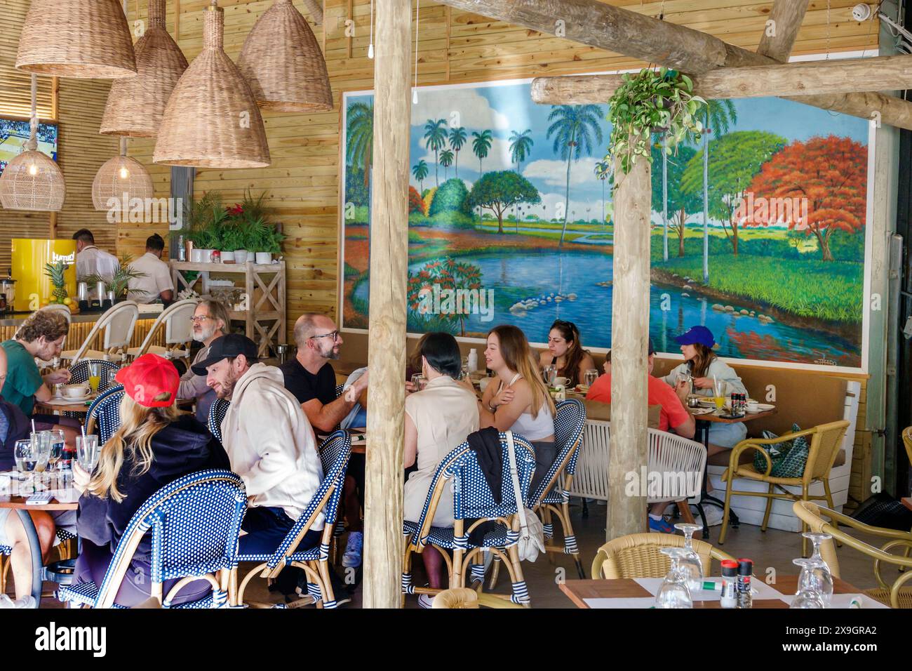 Cuban cafe sazon restaurant hi-res stock photography and images - Alamy