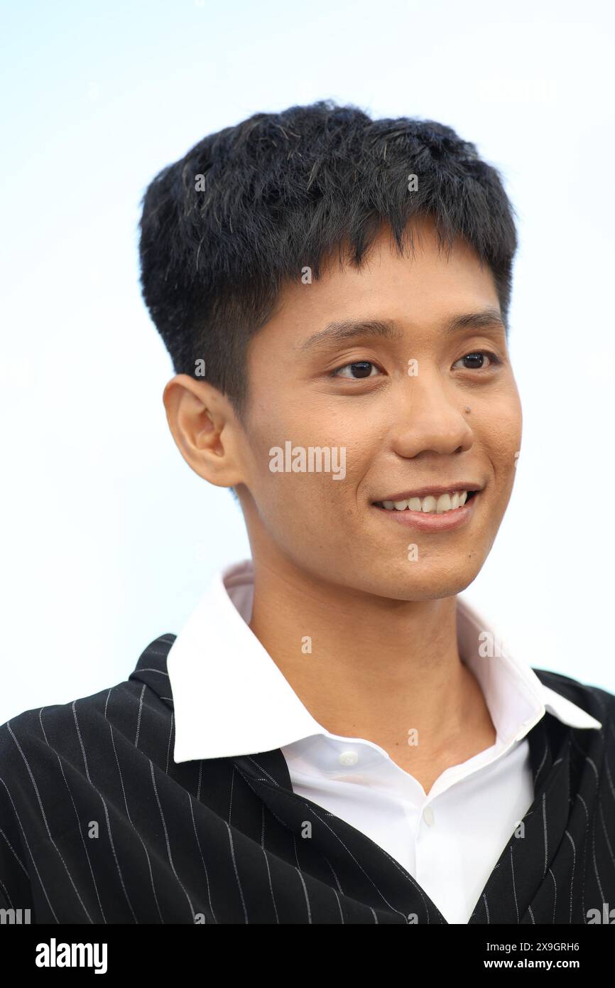 CANNES, FRANCE - MAY 22: Dao Duy Bao Dinh attends the 'Viet and Nam' photocallat the 77th annual ...