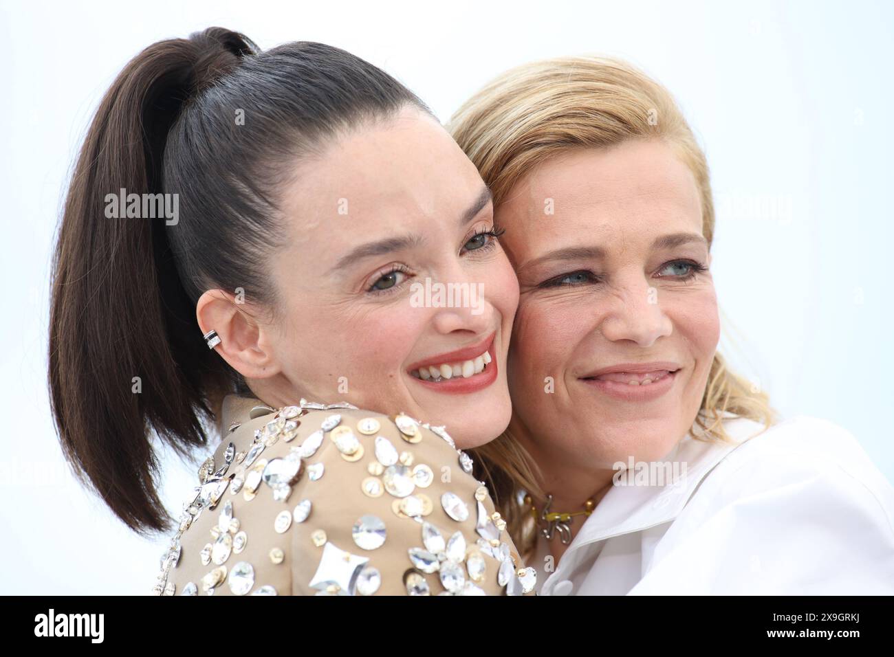 CANNES, FRANCE - MAY 24: Charlotte Le Bon and Celine Sallette attends ...