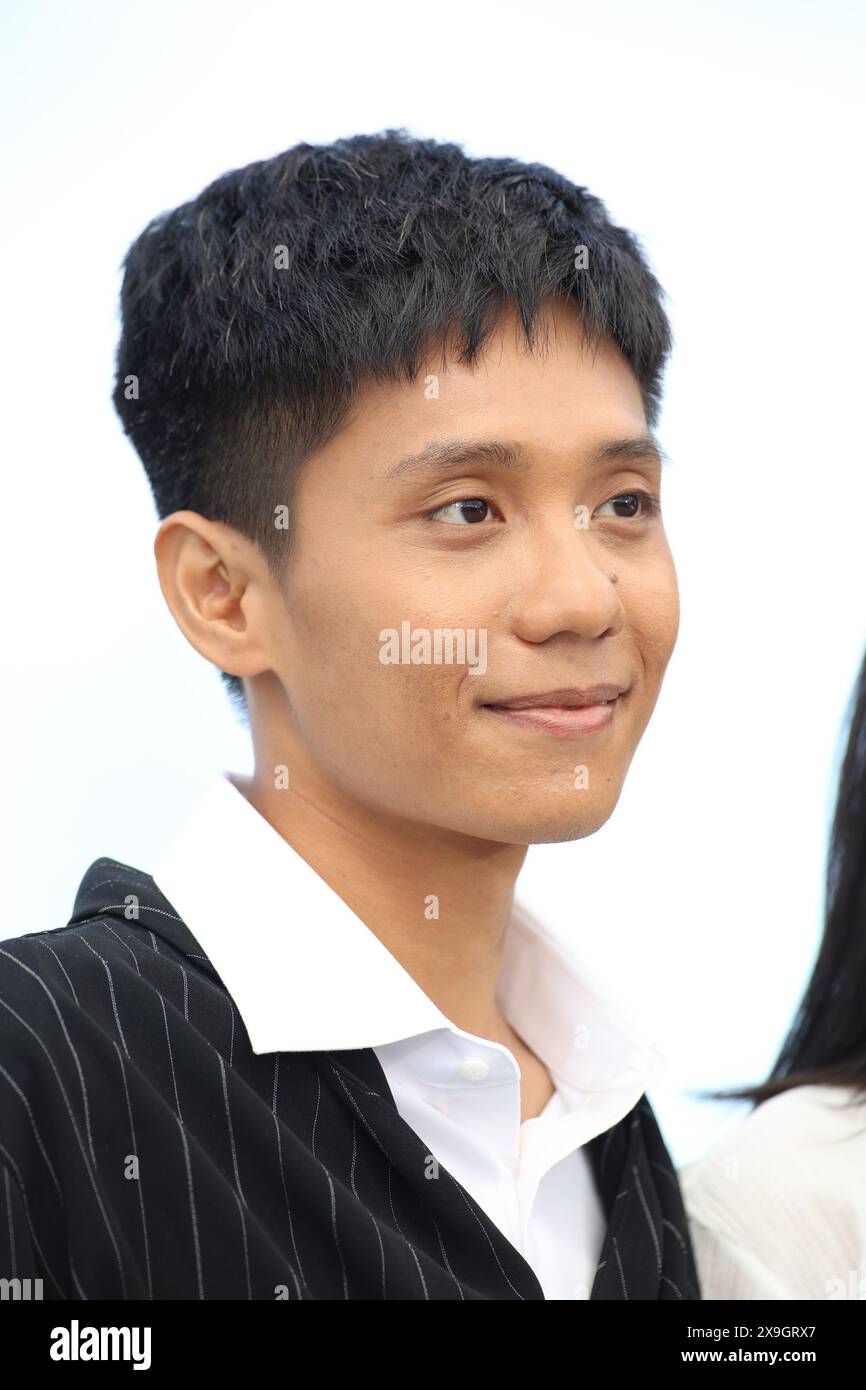 CANNES, FRANCE - MAY 22: Dao Duy Bao Dinh attends the 'Viet and Nam' photocallat the 77th annual ...