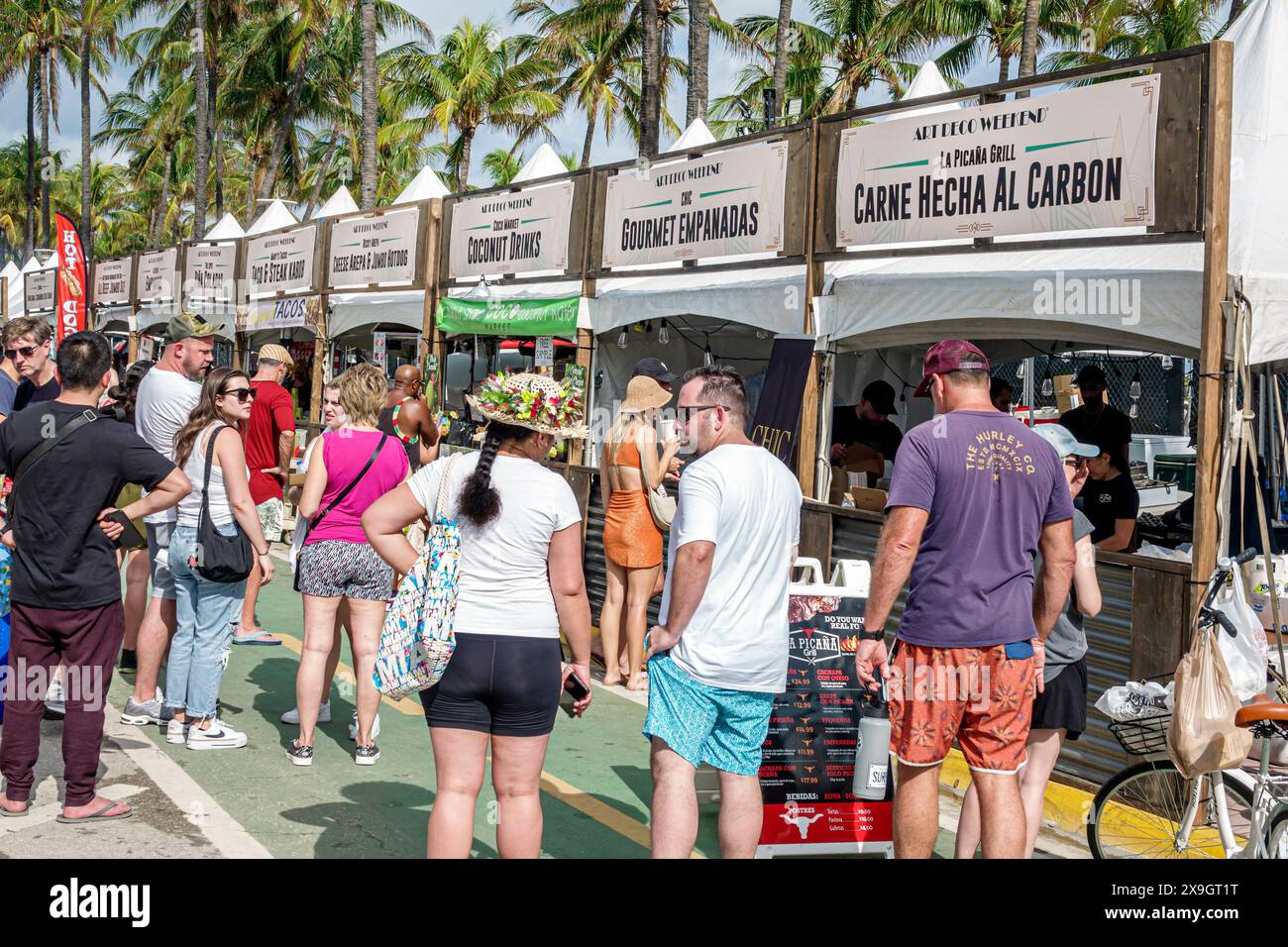 Miami Beach Florida,Lummus Park,Ocean Drive,Art Deco Weekend ...