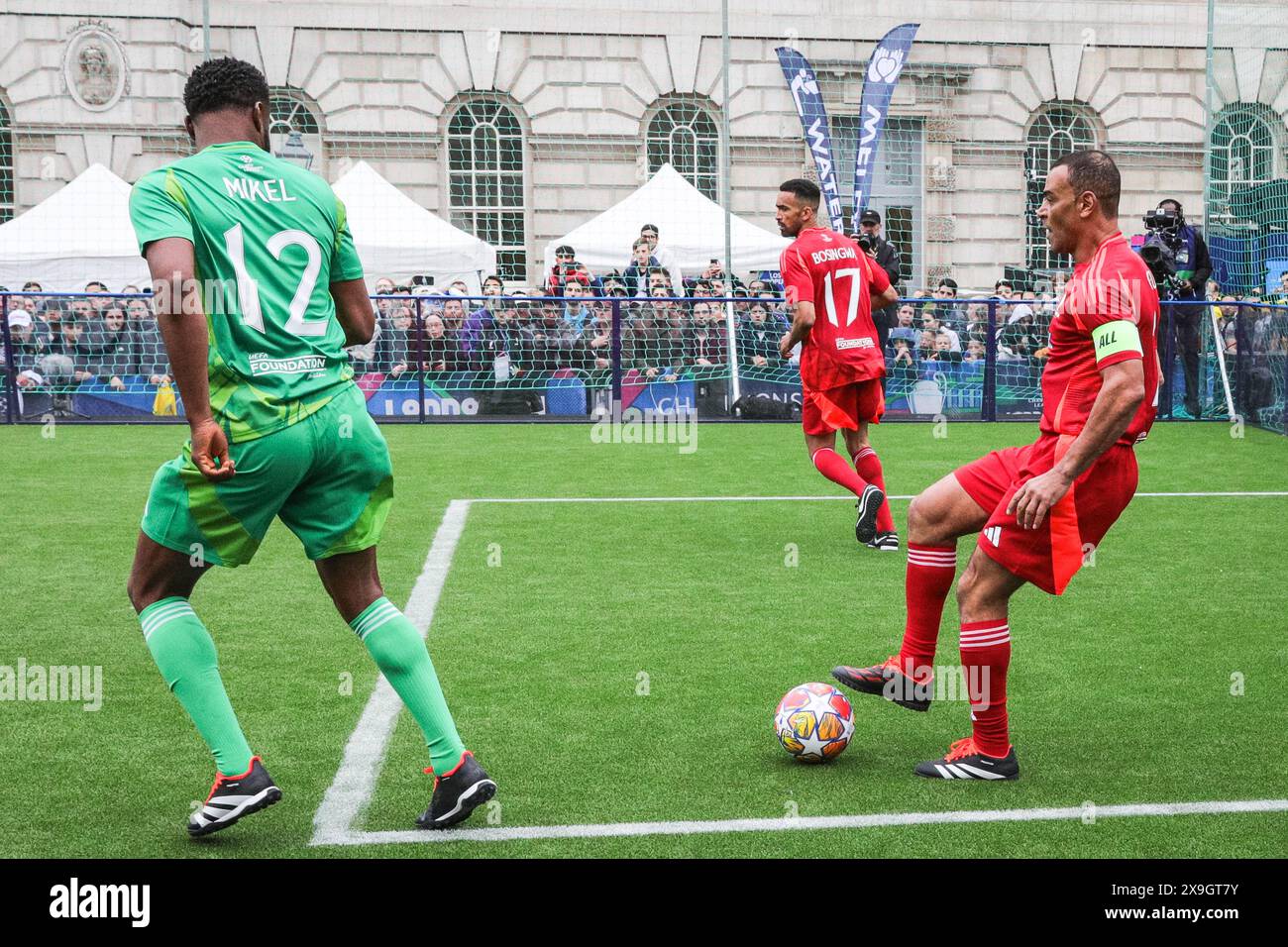 London, UK. 30th May, 2024. Cafu, who heads the red team called "Cafu's ...