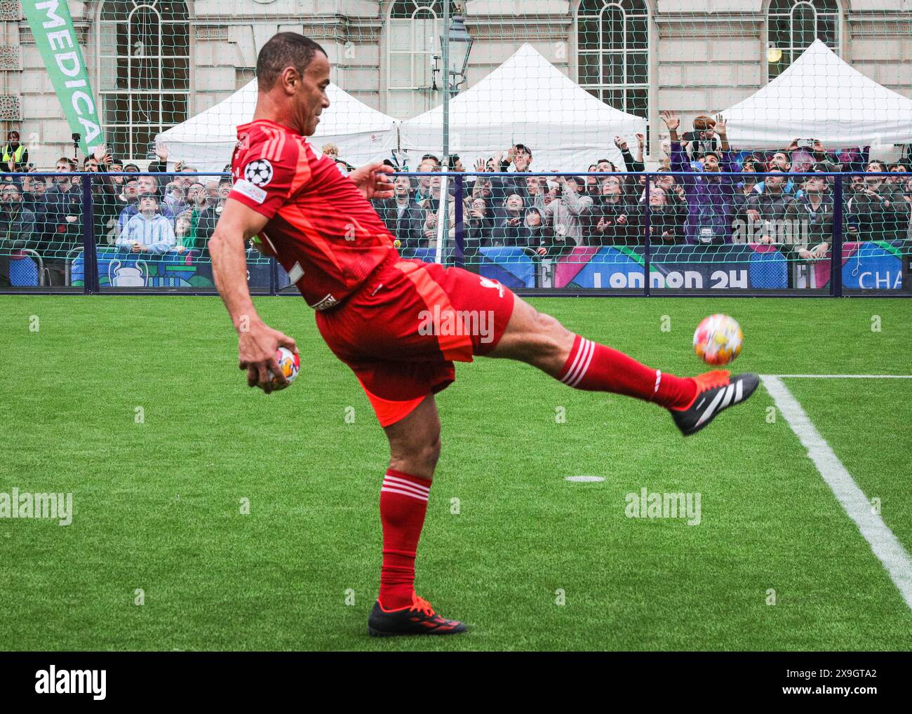London, UK. 30th May, 2024. Brazilian former player Marcos Evangelista ...