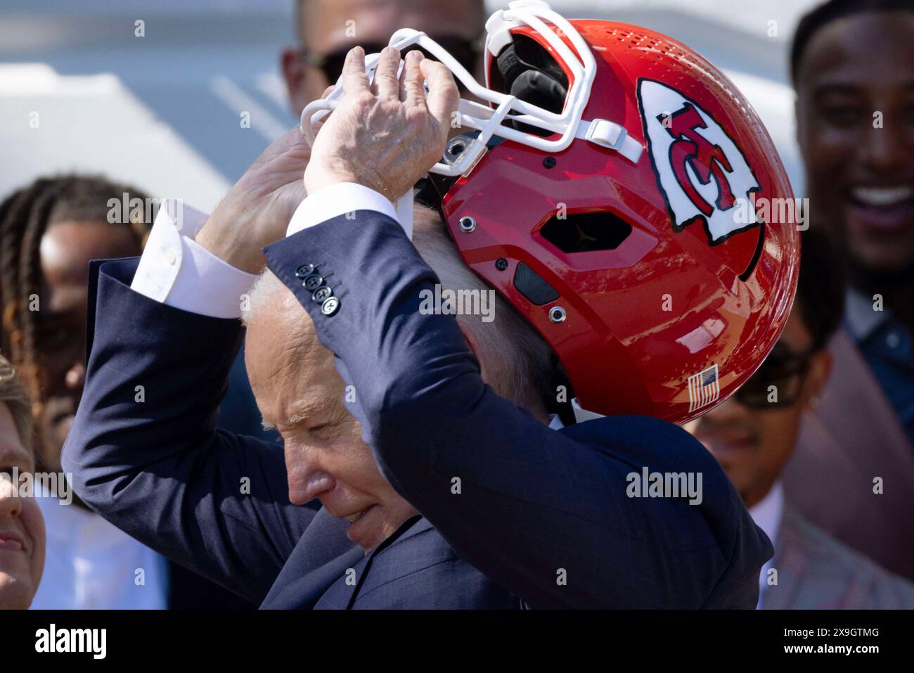 Washington, United States. 31st May, 2024. US President Joe Biden takes ...