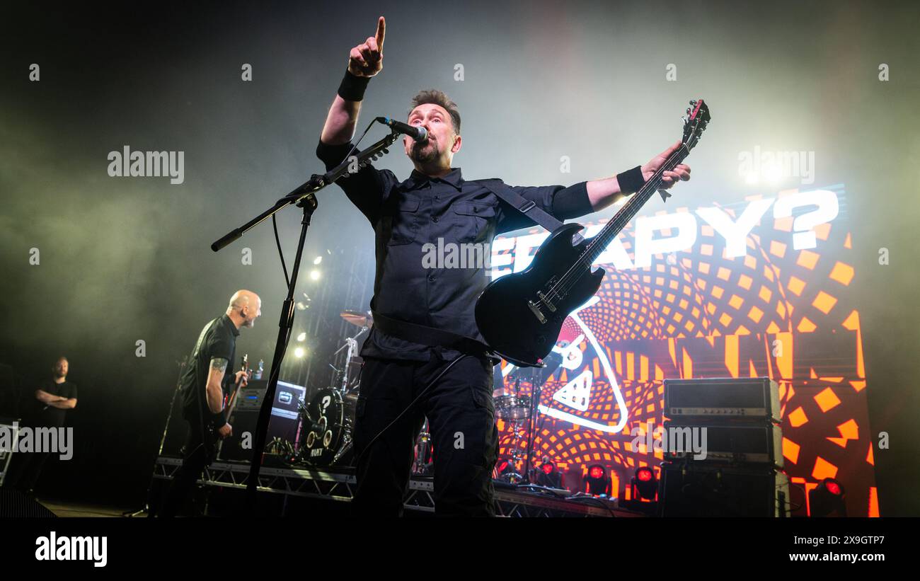 Therapy? on the Meadow Stage at Bearded Theory 2024 Stock Photo - Alamy