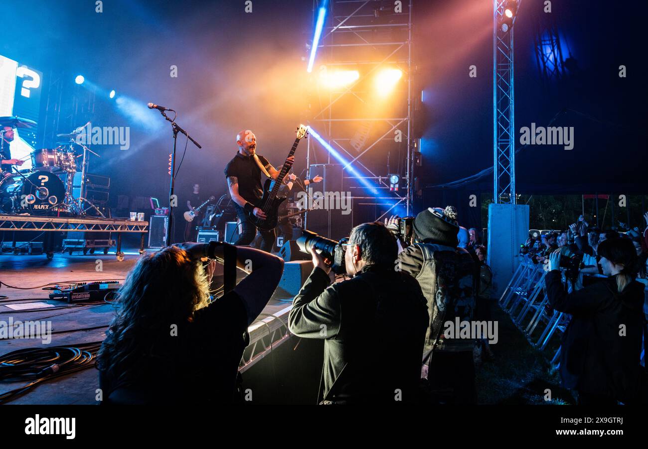 Therapy? on the Meadow Stage at Bearded Theory 2024 Stock Photo - Alamy