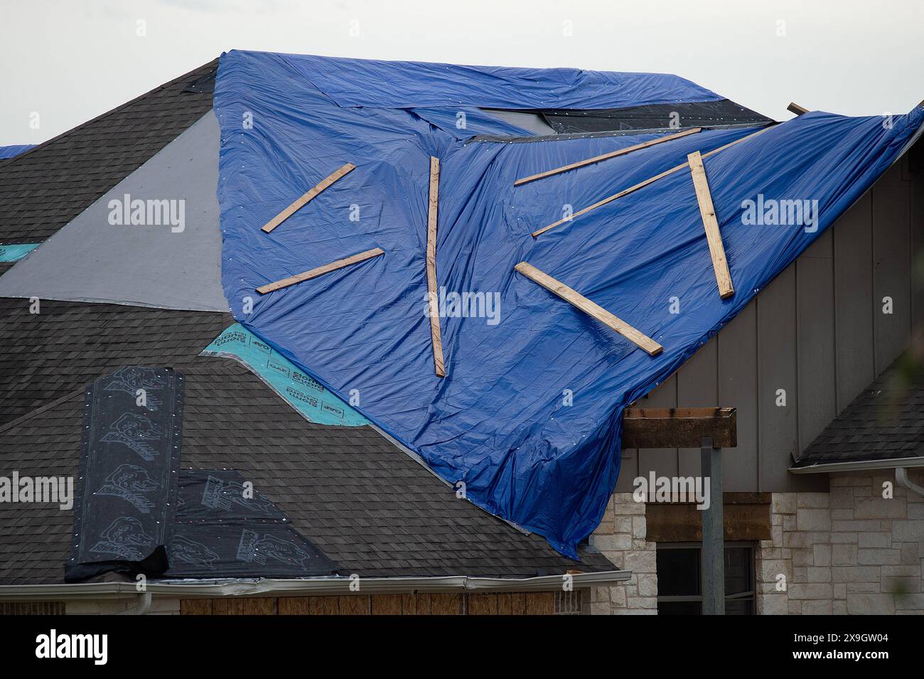 May 31, 2024: Buildings damaged after a tornado hit the town of Temple ...