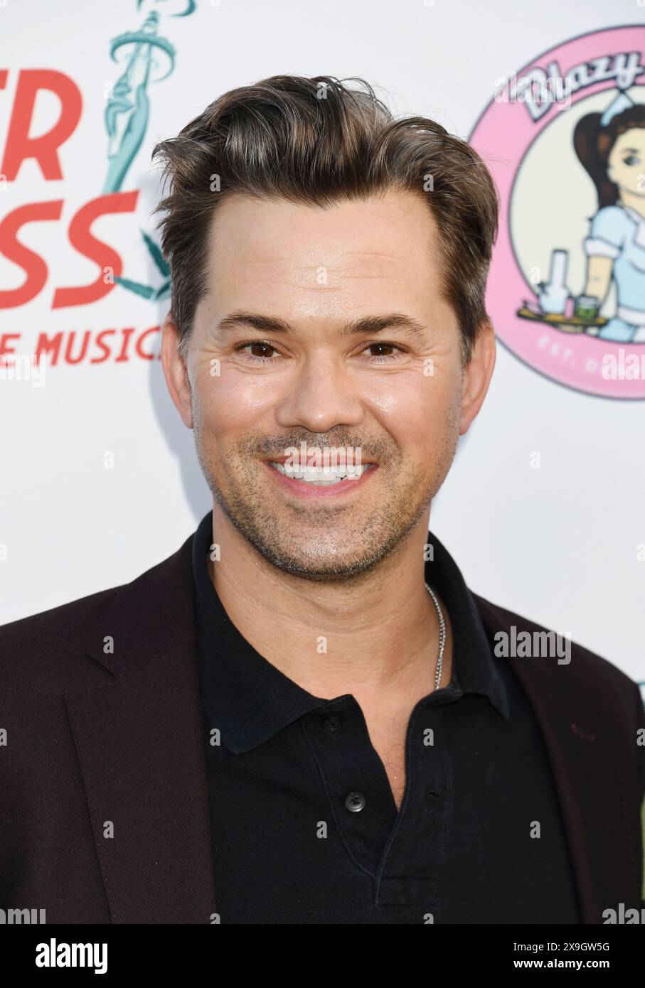 LOS ANGELES, CALIFORNIA - MAY 30: Andrew Rannells attends the opening ...