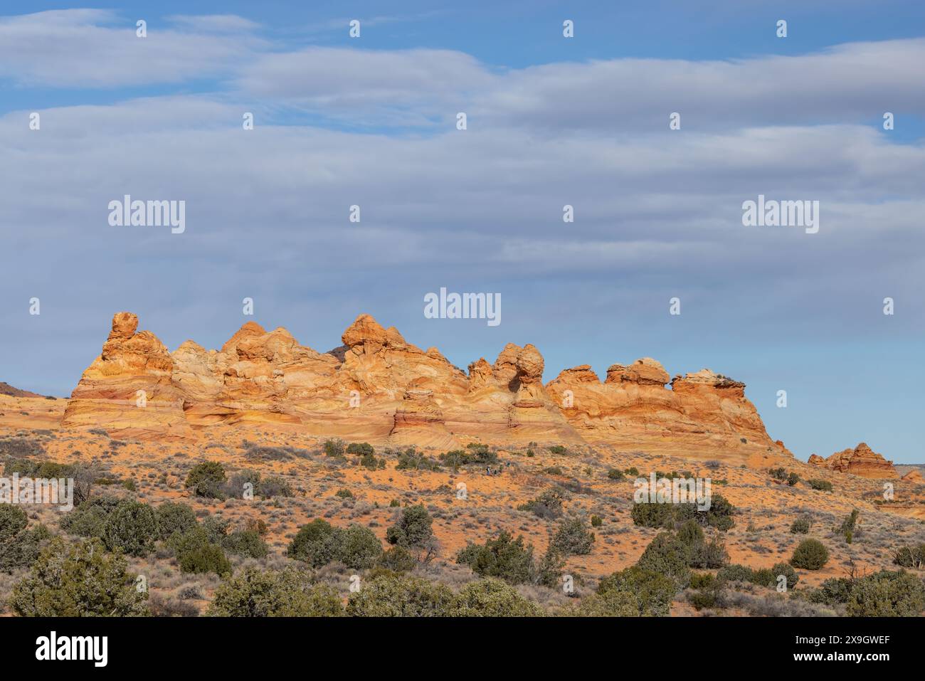 Colorful formation, Coyote Buttes South, Vermilion Cliffs National ...